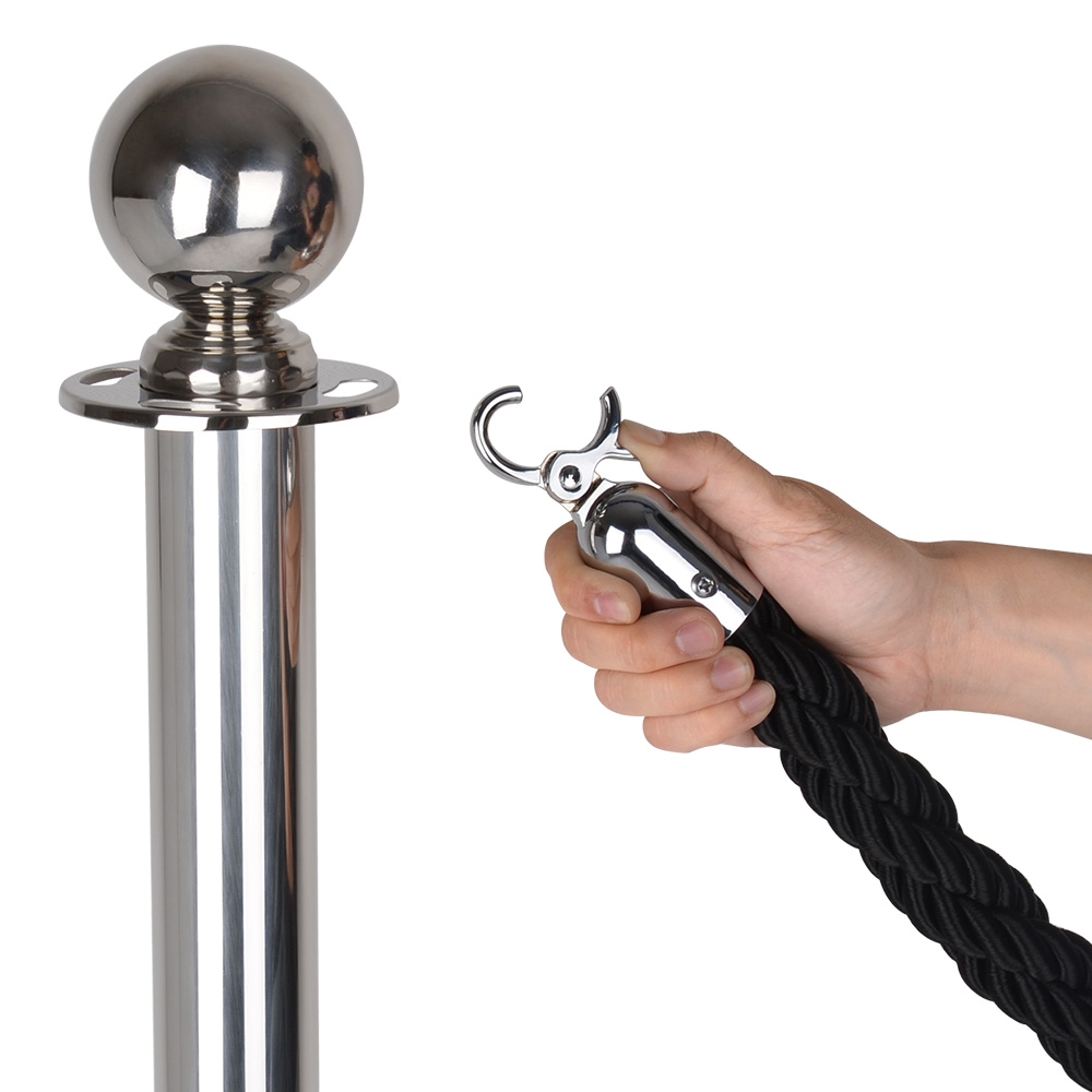 Black Braided Pole Rope ¦ Slimline Warehouse