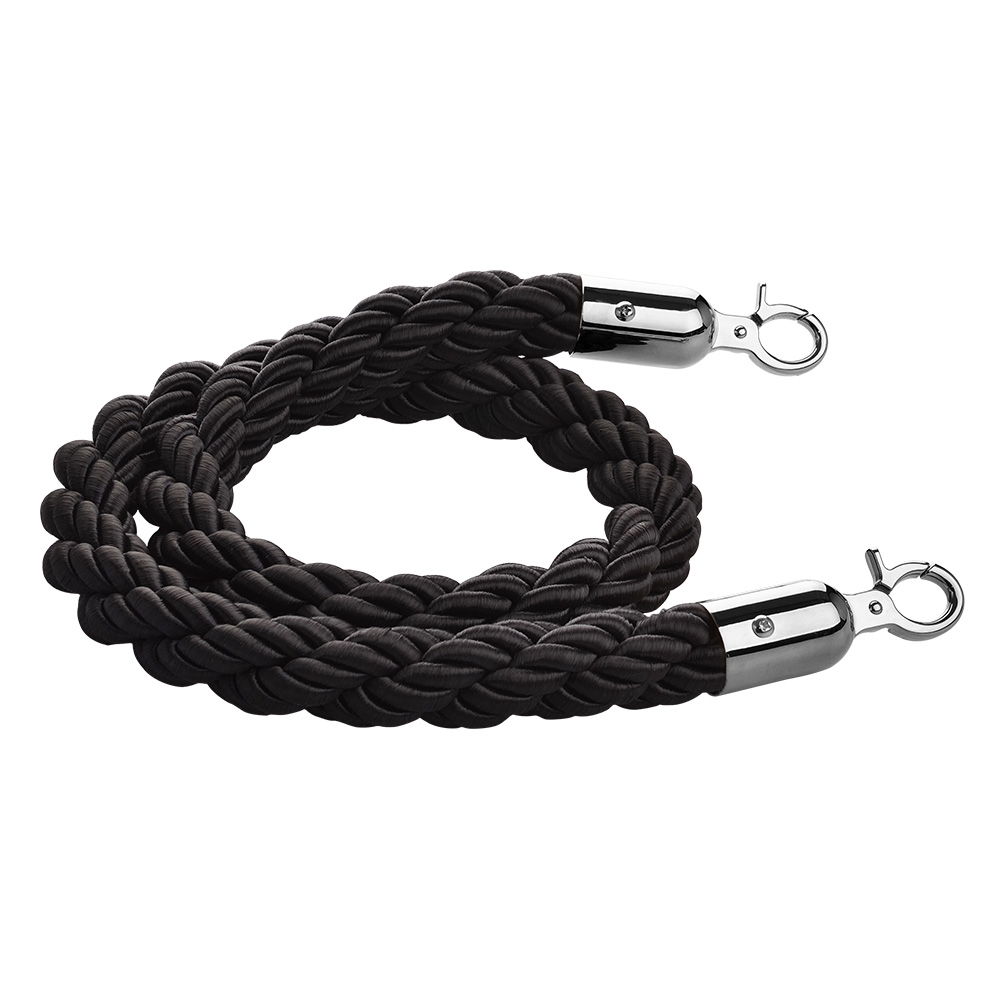 The Rope Stand has Silver Ends that Attach to Stanchions with Hooks ...