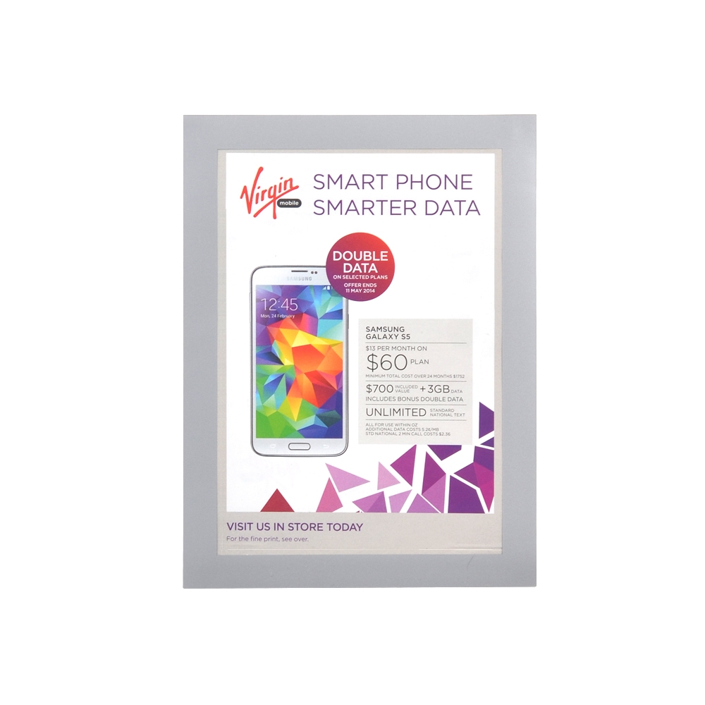 Advertising Signs are Perfect for Showcasing A5 Graphics. The Picture ...