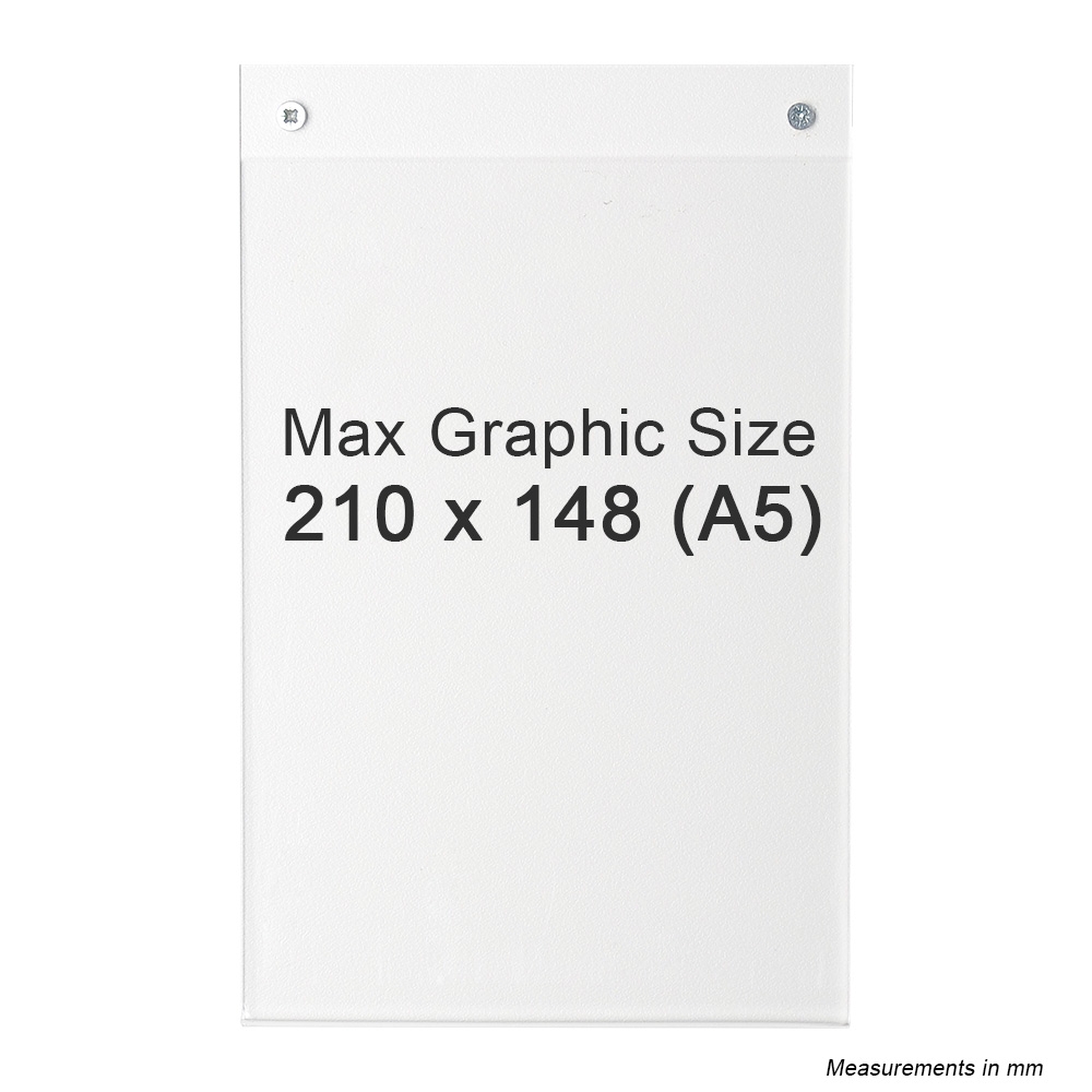 The Perspex Display is Single or Double Sided. The Acrylic Frame holds ...