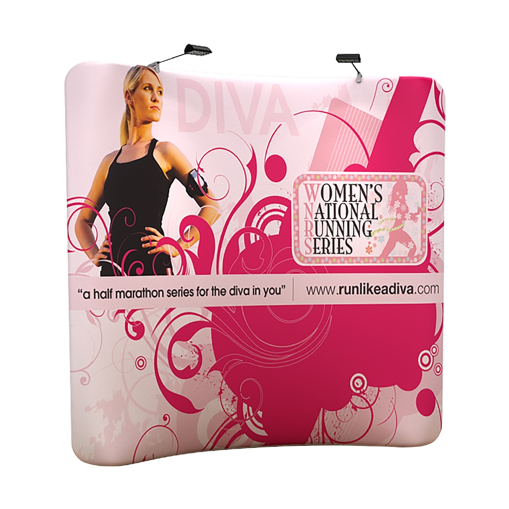 Booth Backdrop – Custom 2.2m x 2.1m kit w/ 2 LED Lights