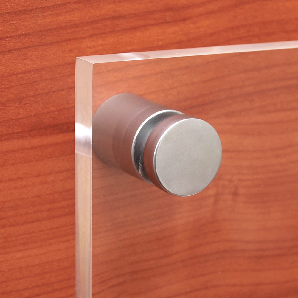 These Wall Mount Sign Holders have a Satin Silver Finish!