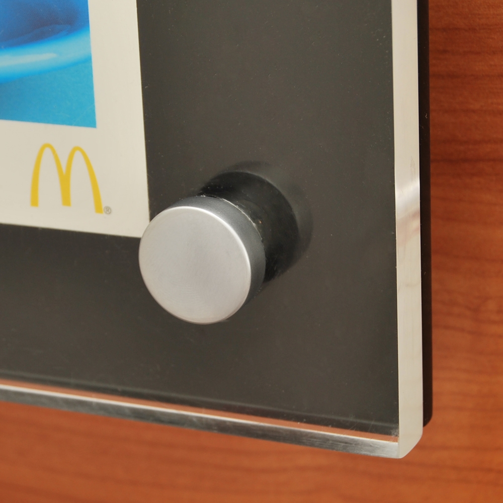 The Wall Mount Sign Holder has Installation Hardware Included!