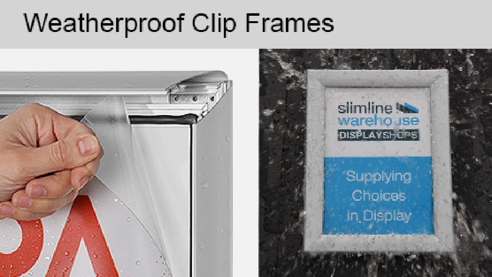 A2 Snap Frames - Waterproof - Ships Same Day ¦ Slimline Warehouse