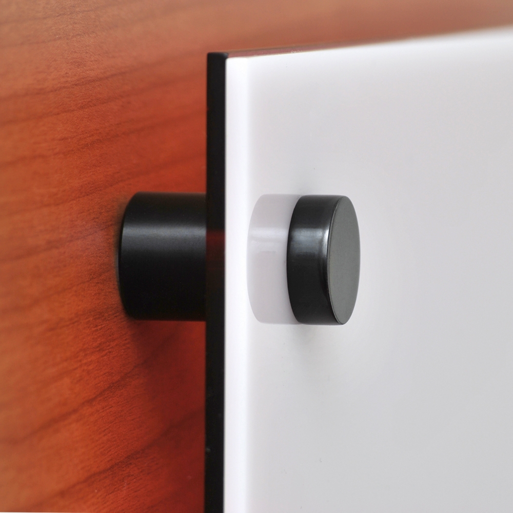 This Wall Display System has a Black Finish that Blends in with All ...