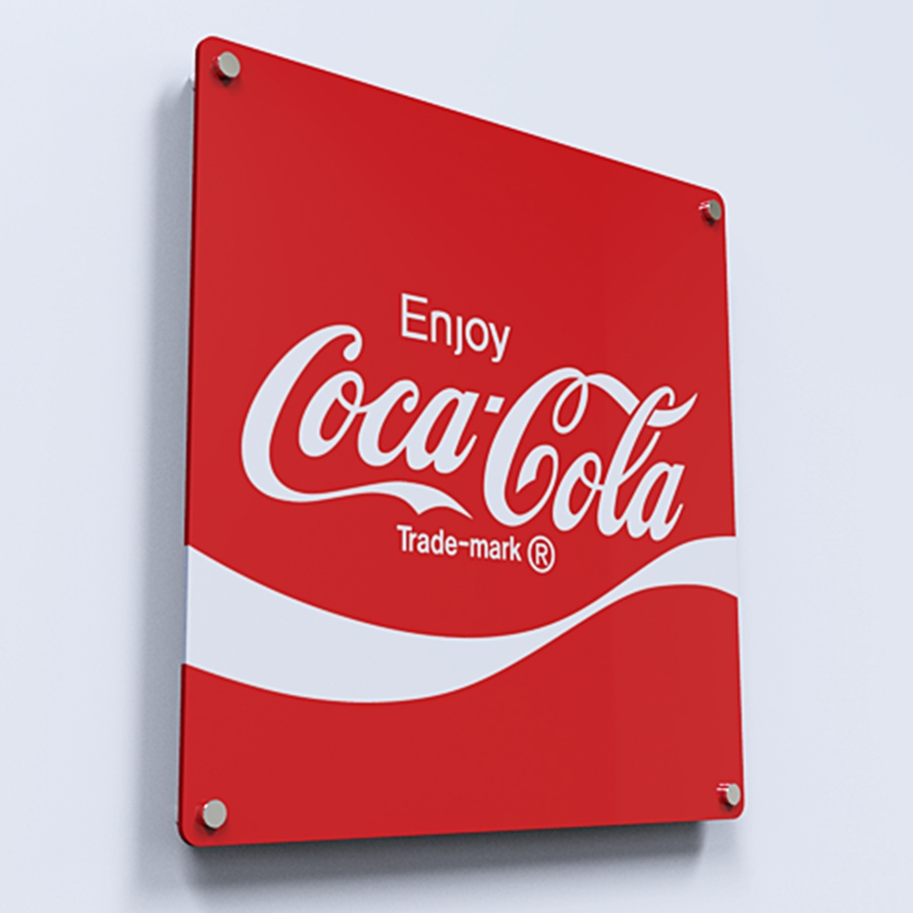 The Brass Standoff Allows Your Business to Display Signage Creatively.