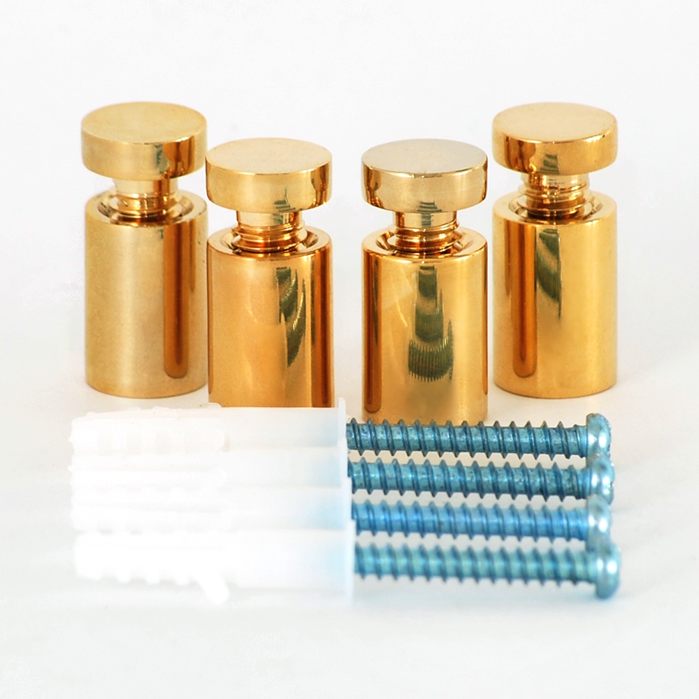 The Brass Display is a Through Stand Off for Signage up to 10mm Thick.