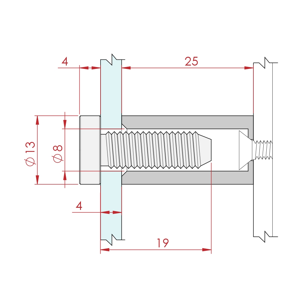 Panel Clamps Hold Many Different Styles of Signage Materials.
