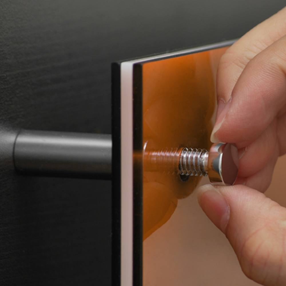 A Panel Clamp Displays Your Sign in 3D for Extra Attention.