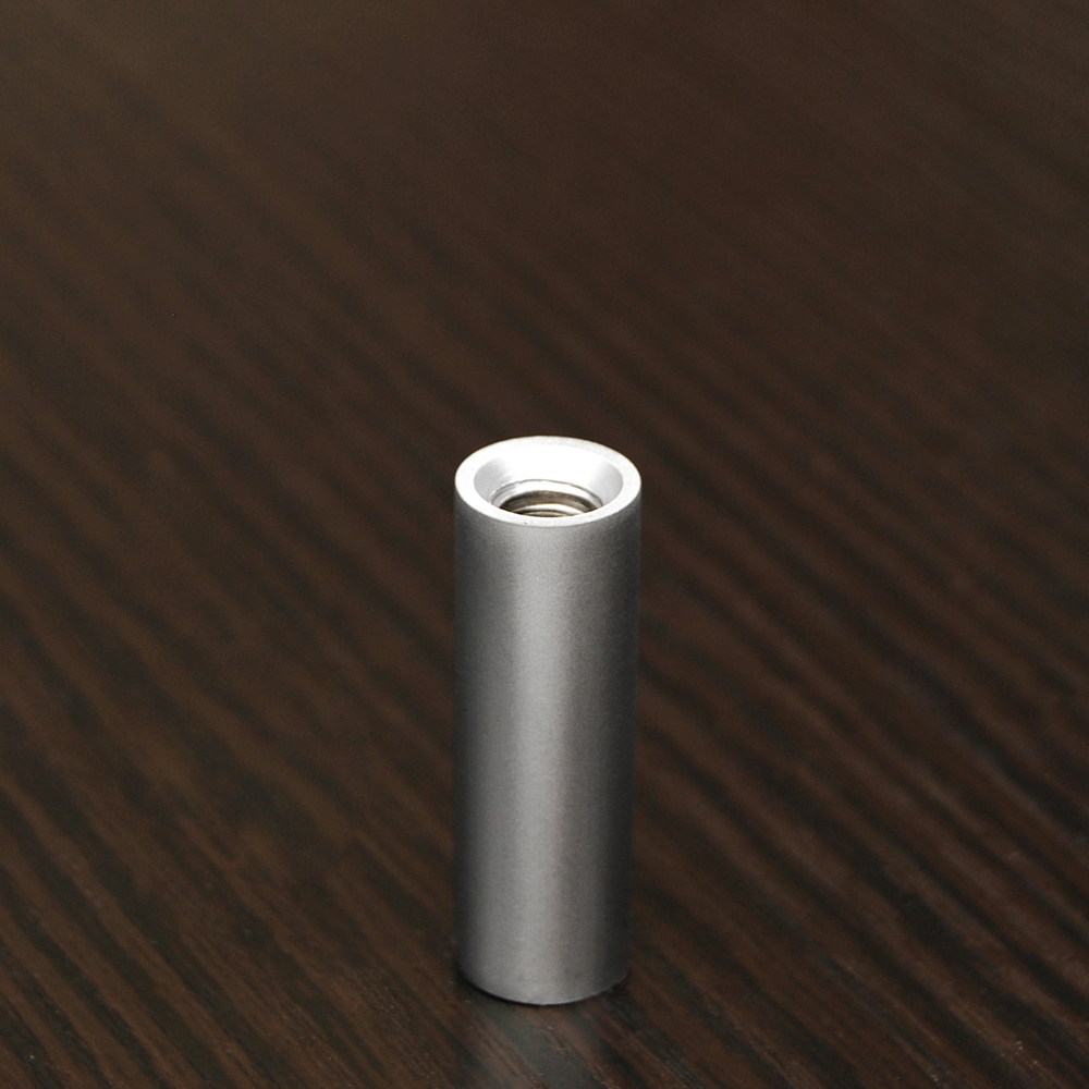 This Sign Standoff uses a Through Mount with a Silver Finish!