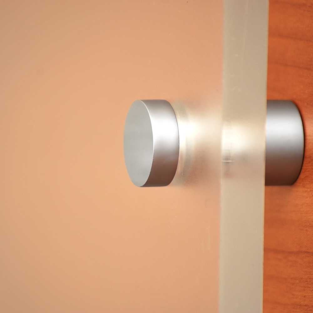 Satin Silver Standoff Supports ¦ Slimline Warehouse