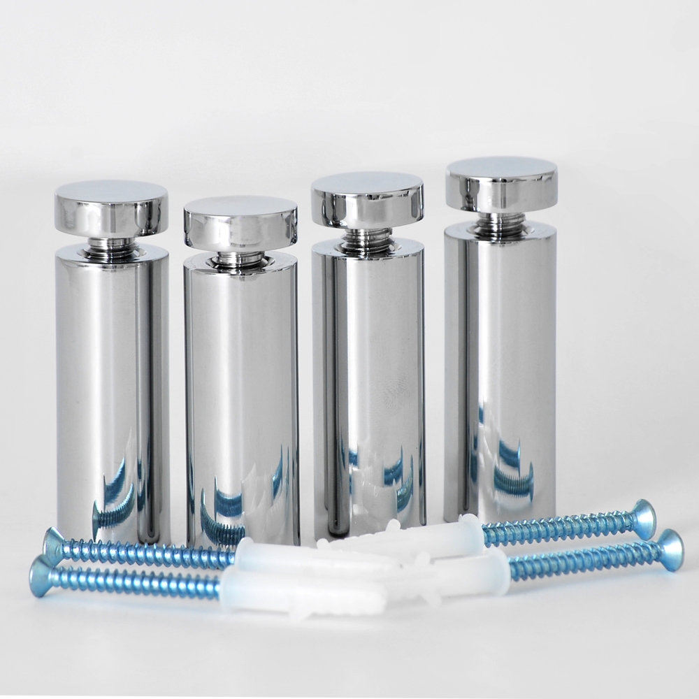 Chrome Wall Hanging Hardware ¦ Slimline Warehouse