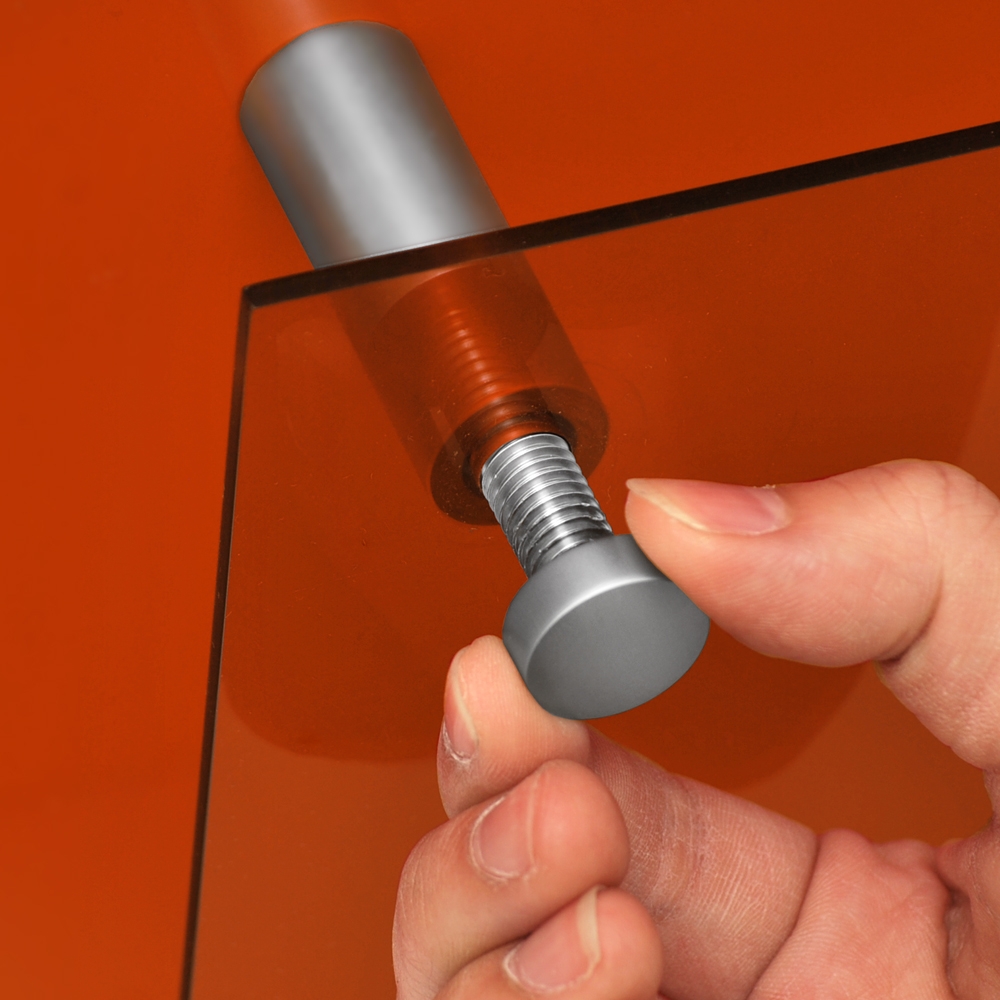 The Sign Wall Mount has a Satin Silver Finish, Great in Any Decor.