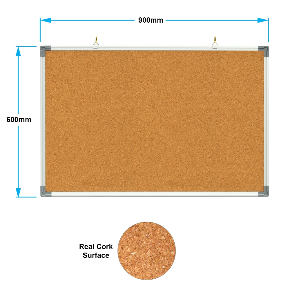 Tack Board – 60 x 90cm w/ 30 pins – Ships Same Day!