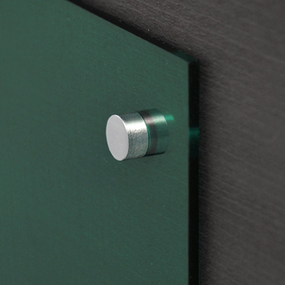 These Screw Caps have a Satin Chrome Finish & Hold Your Signage!