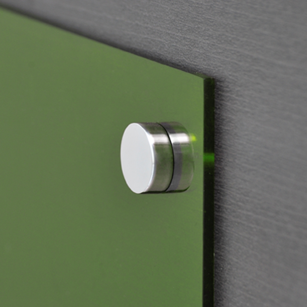 This Sign System uses Screw Caps for Mounting Signs!