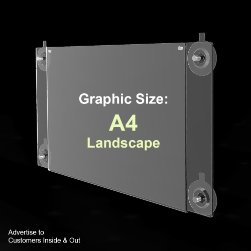 These Hanging Frames Display A4 Posters in Landscape Format!