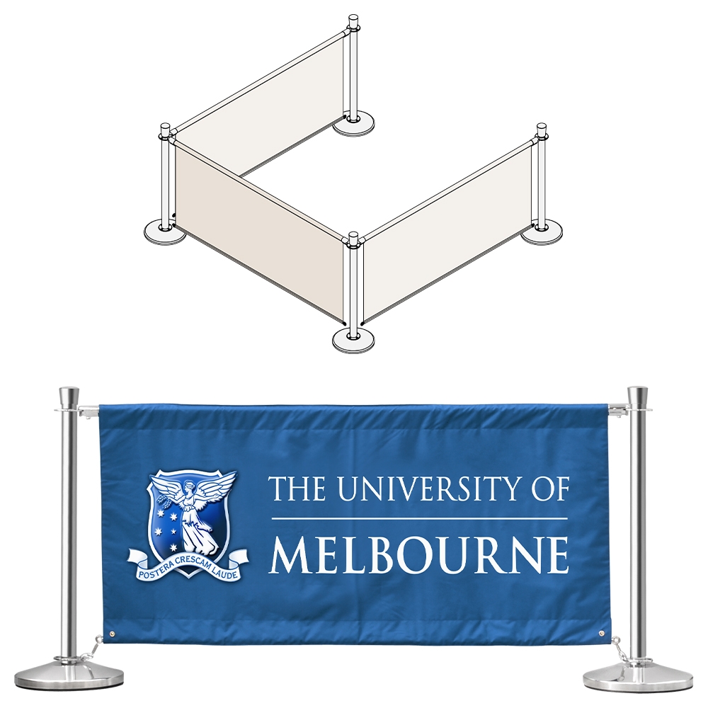 Wind Barriers have Custom Printing to Promote your Business.