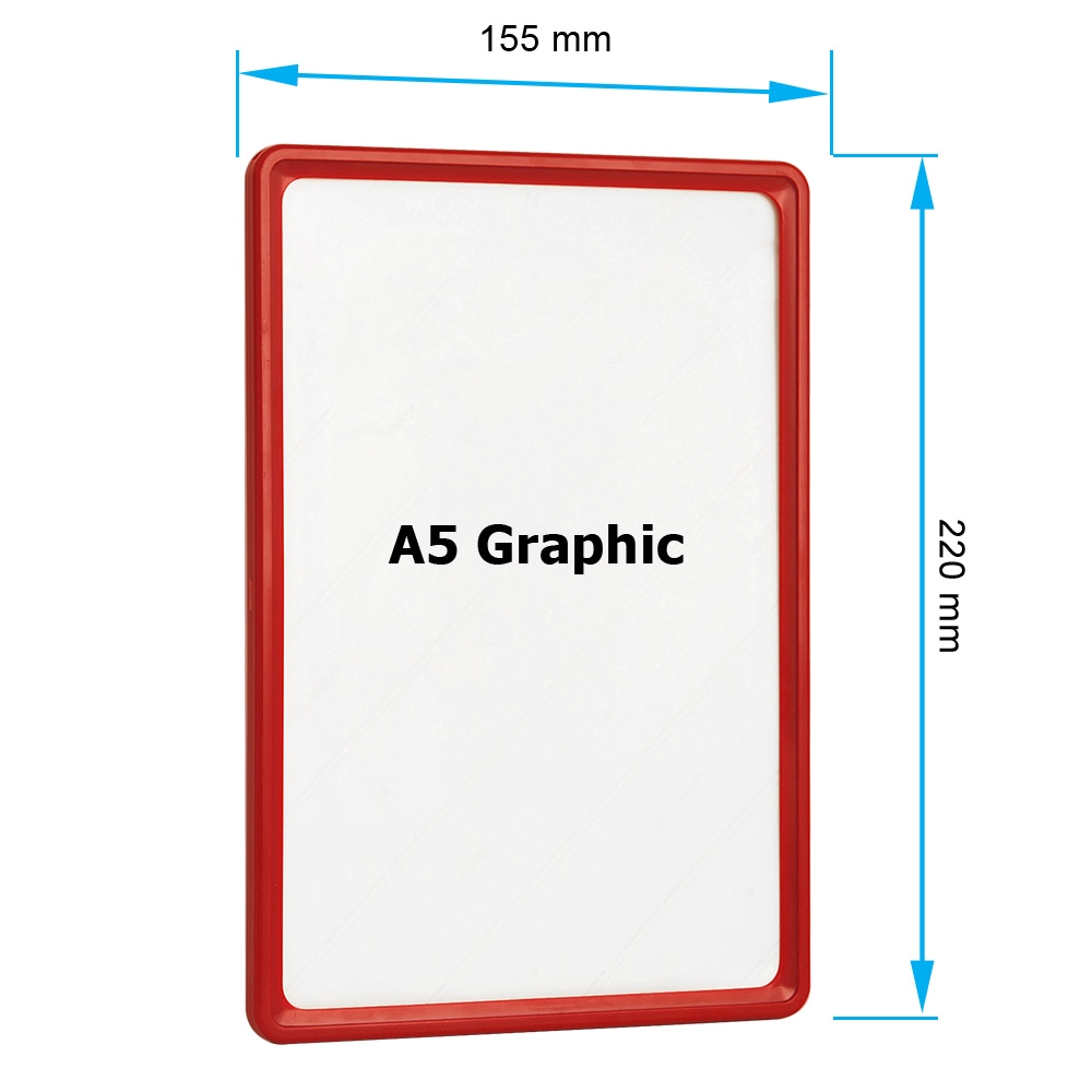 Signage in Red A5 for Retail Promotions and Pricing