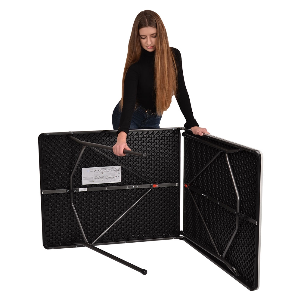 This Folding Table is Easily Transportable Using the Attached Handle!