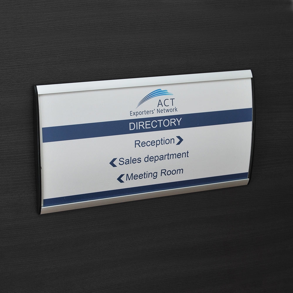 This Office Sign Display Graphics in a Professional Manner!