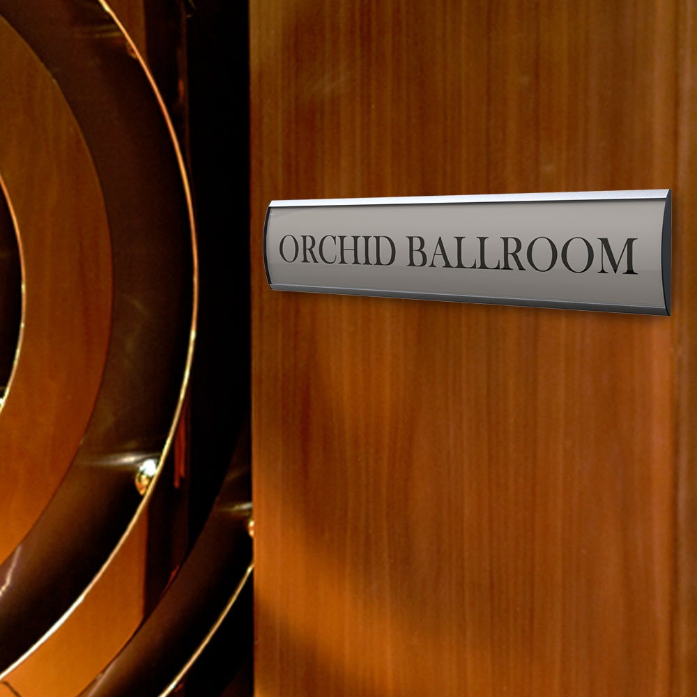 Office Door Signage – Holder for Custom Sign ¦ Slimline Warehouse