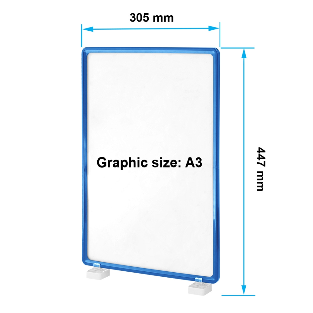 POS Magnetic Sign in Blue for In-store Retail Marketing