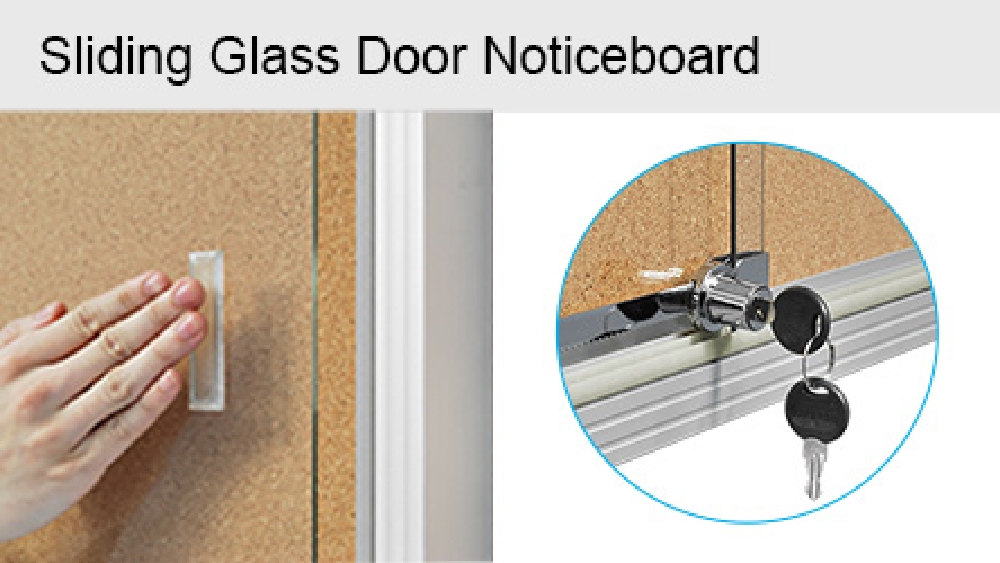 Pin Board with Tempered Glass Doors that are Shatter Resistant!