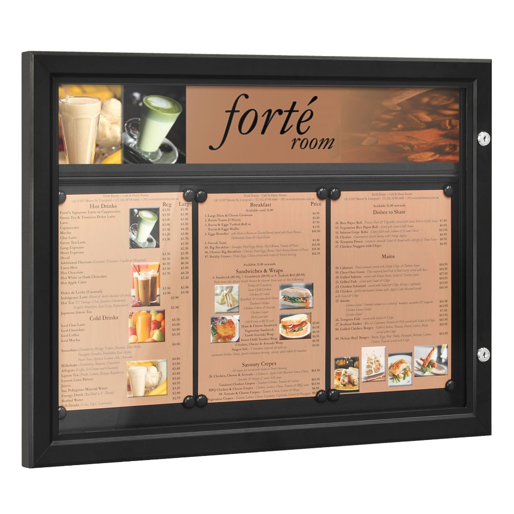 Restaurant Menu Boards are Waterproof Displays that are Ideal for ...