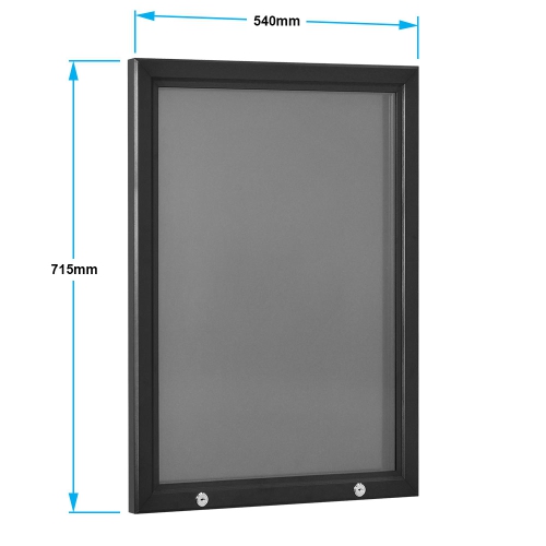 A Lockable Noticeboard is used to Display Menus & Important Information!