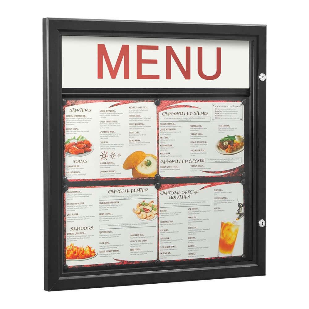 These Waterproof Notice Boards are Great Outside of Restaurants!