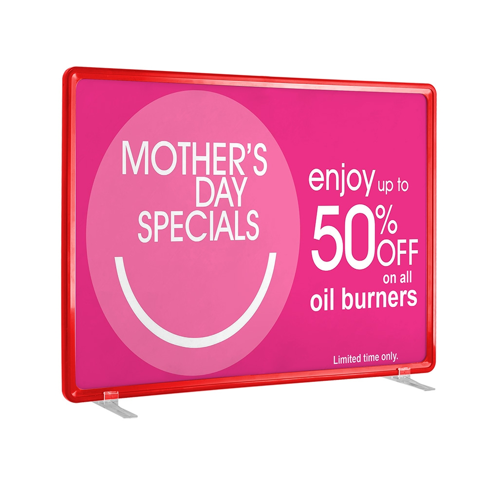 A3 Price Display Point of Sale Sign with Plastic Feet