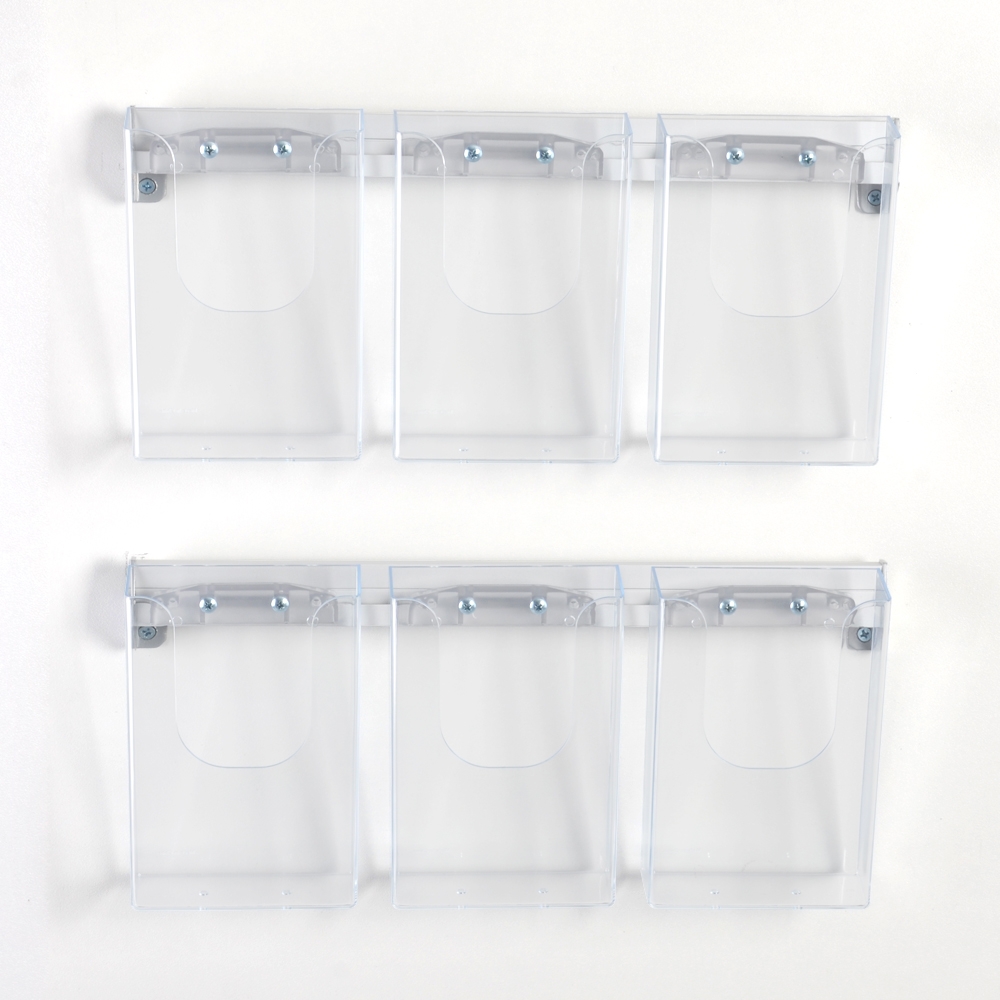 These Wall Mounted Brochure Holders Use Acrylic Pockets to Display ...