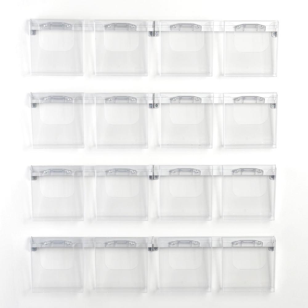 This Plastic Magazine Rack has Many Pockets for Placing Brochures!