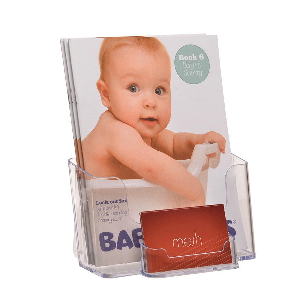 These Acrylic Signs are a Counter-Top Display for Placing Catalogues!