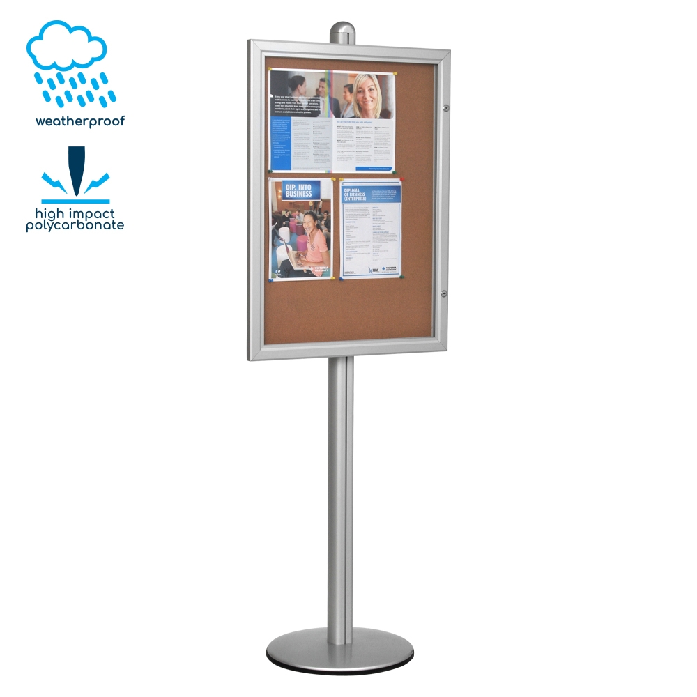 The Public Notice Board is a Free Standing Display for Use in Many ...
