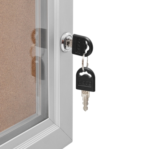 This Tackboard is a Floor-Standing Display for Use in Your Business!