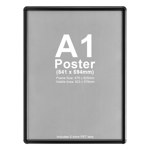 This Display Frame uses a Snapframe to Easily Switch Out Graphics!