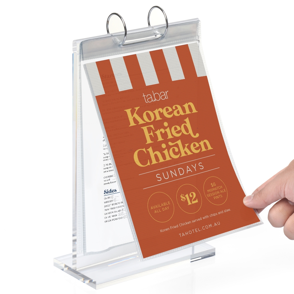 Table Menu Stand ¦ Slimline Warehouse