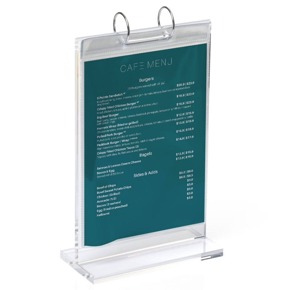 Table Menu Stand ¦ Slimline Warehouse