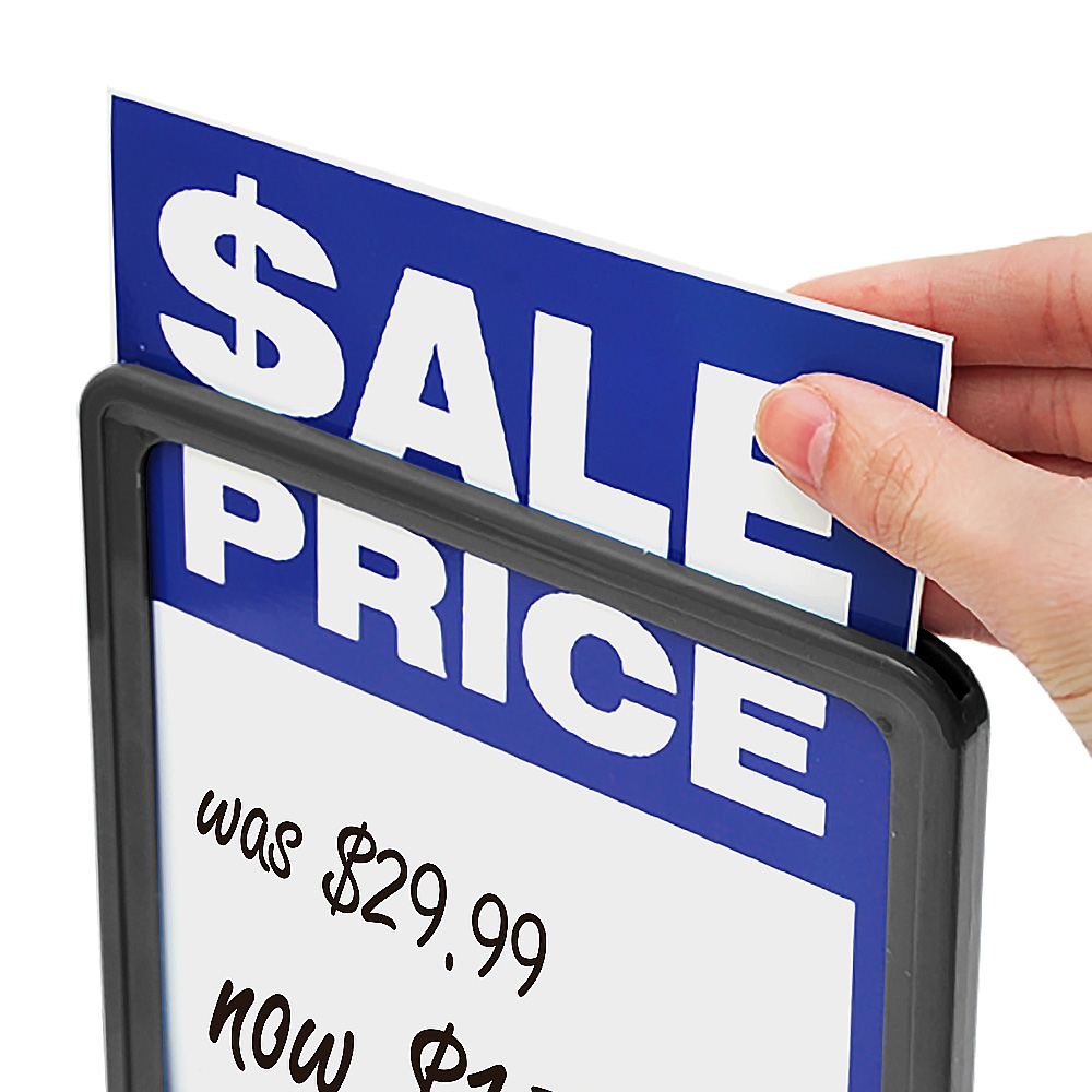 These Retail Price Signs have Plastic Feet to Create a Counter-Top Display!