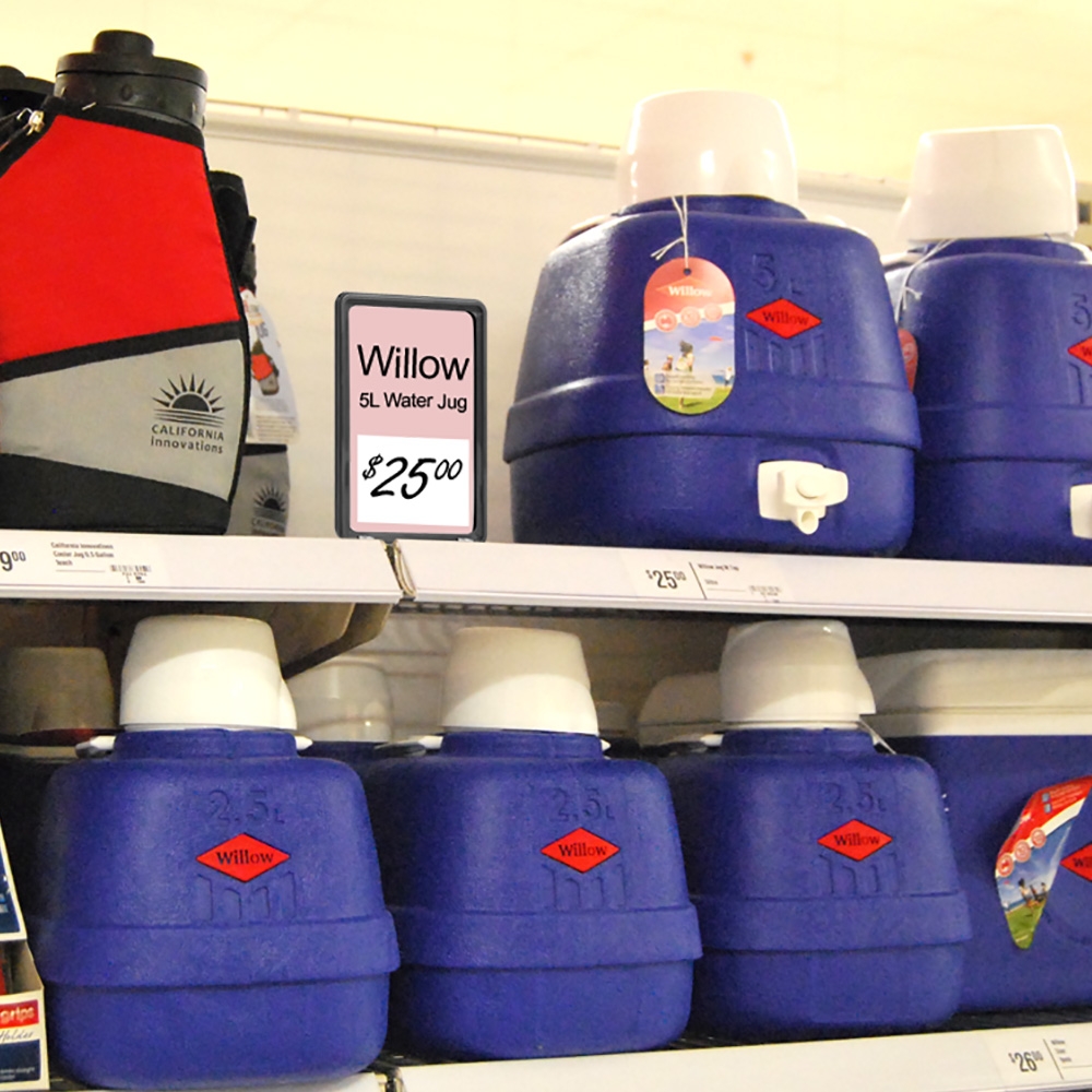 These Retail Price Signs have Plastic Feet to Create a Counter-Top Display!