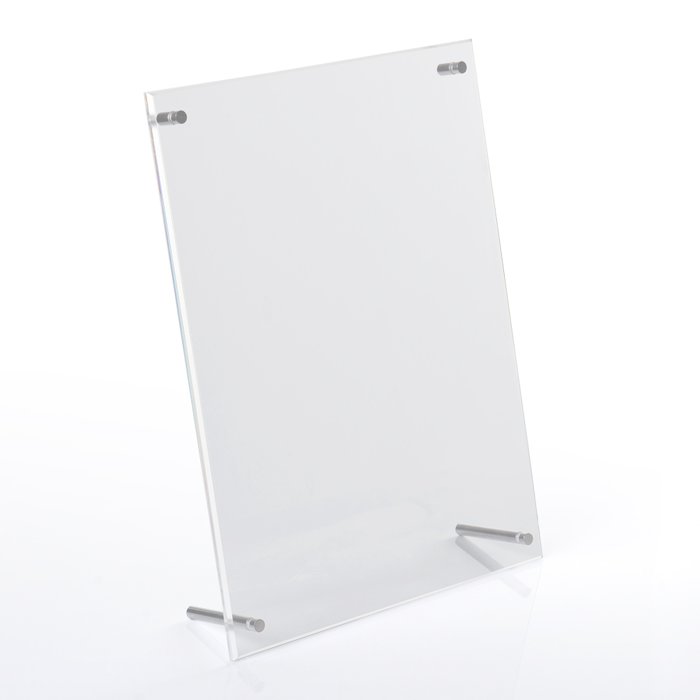 This Acrylic Retail Display Holds Graphics in Place to Easily be Seen!