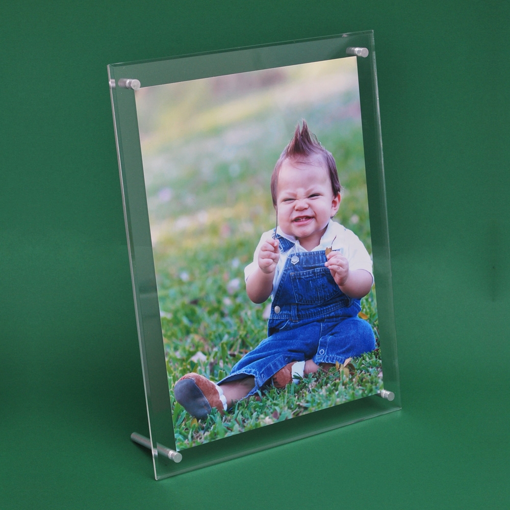 This Acrylic Retail Display Holds Graphics in Place to Easily be Seen!