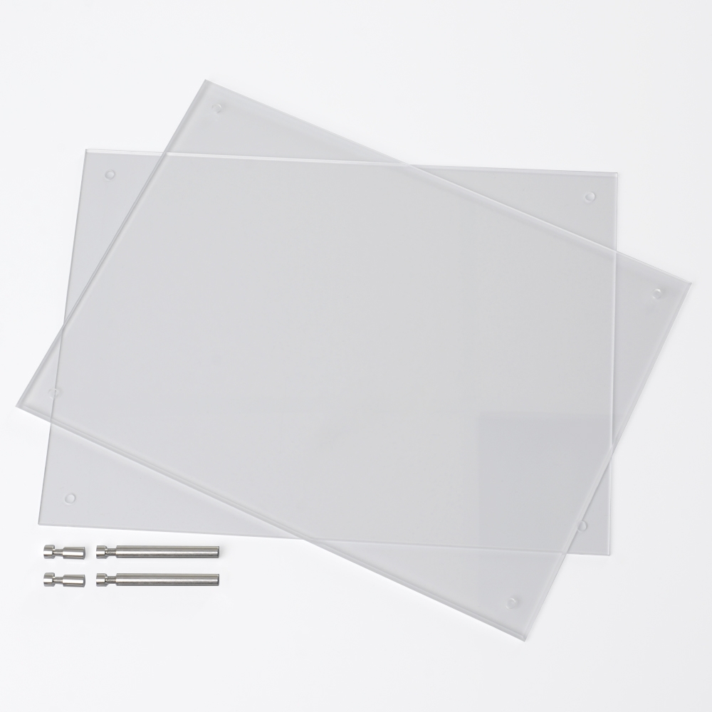 This Acrylic Retail Display Holds Graphics in Place to Easily be Seen!