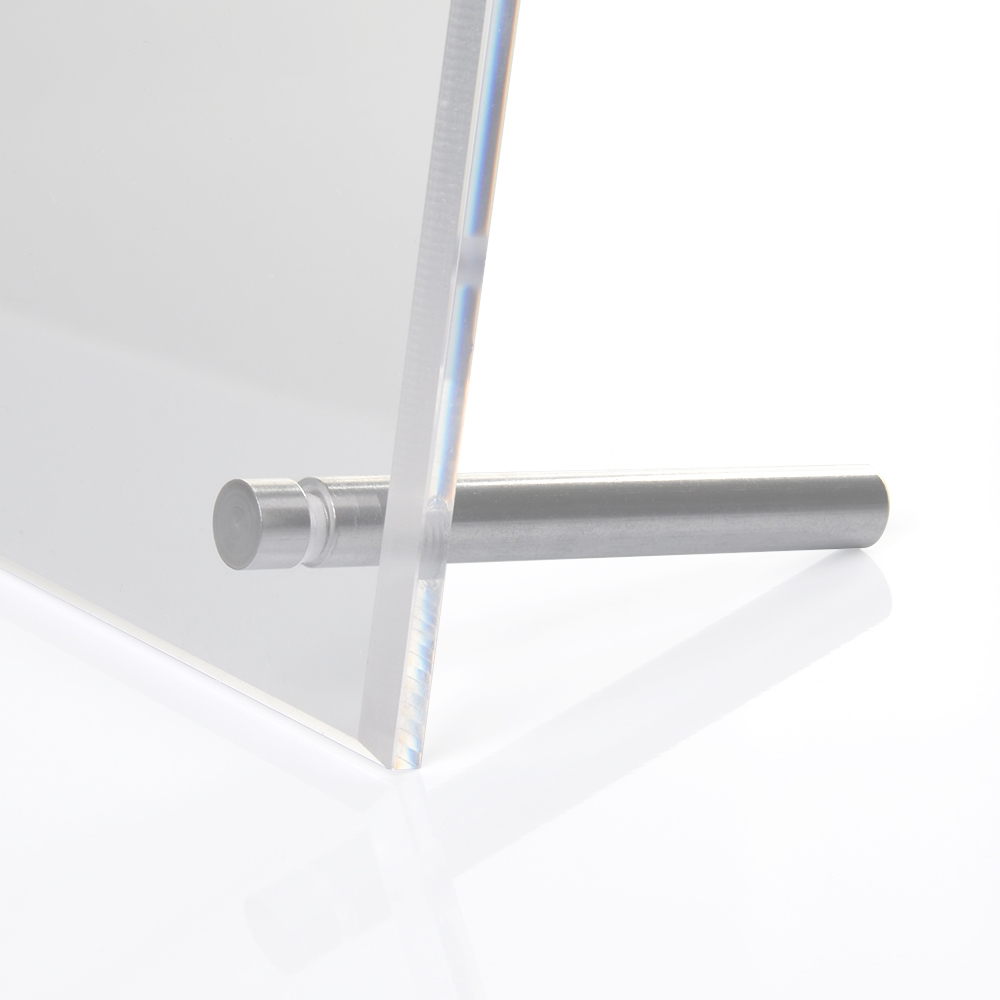 This Acrylic Retail Display Holds Graphics in Place to Easily be Seen!