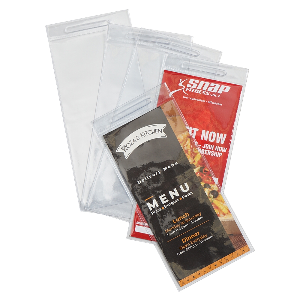 DL Vinyl Pockets for Menu Roll – Set of 10 – Ships Today!