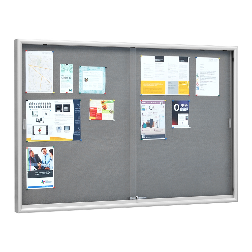 The Public Notice Boards are Lockable for use in Public Areas!