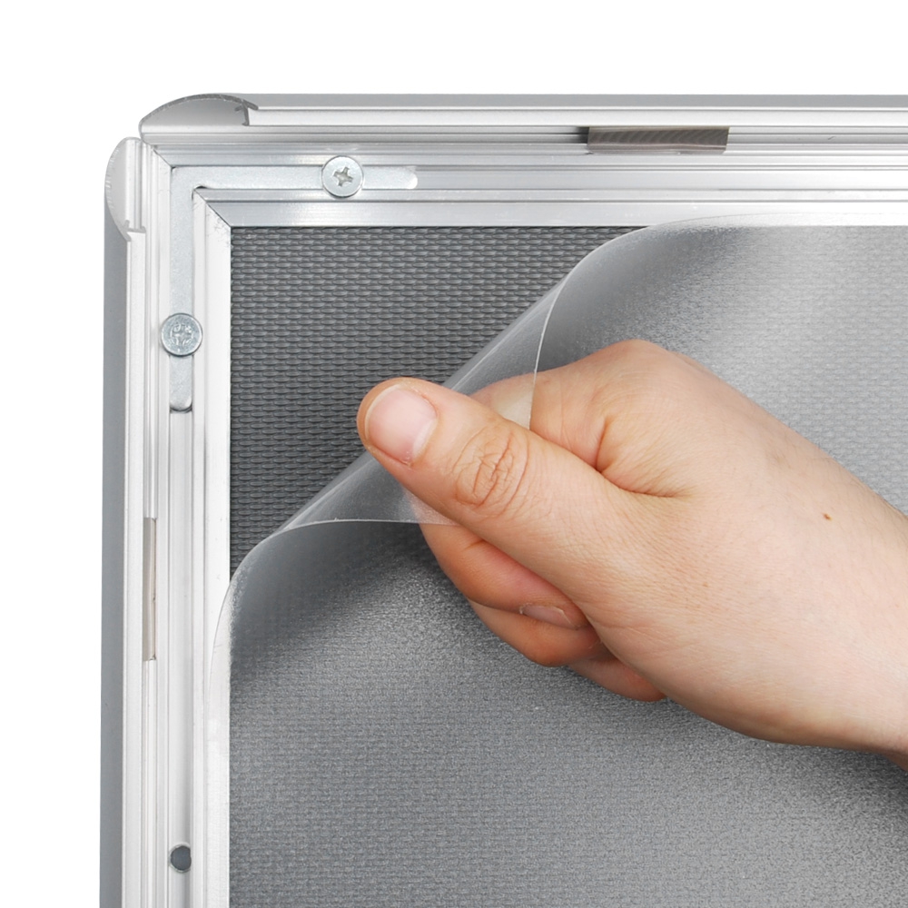 Sign Frames, Snap Frames. Aluminium Frames in Matte Silver, A2 Size. We ...