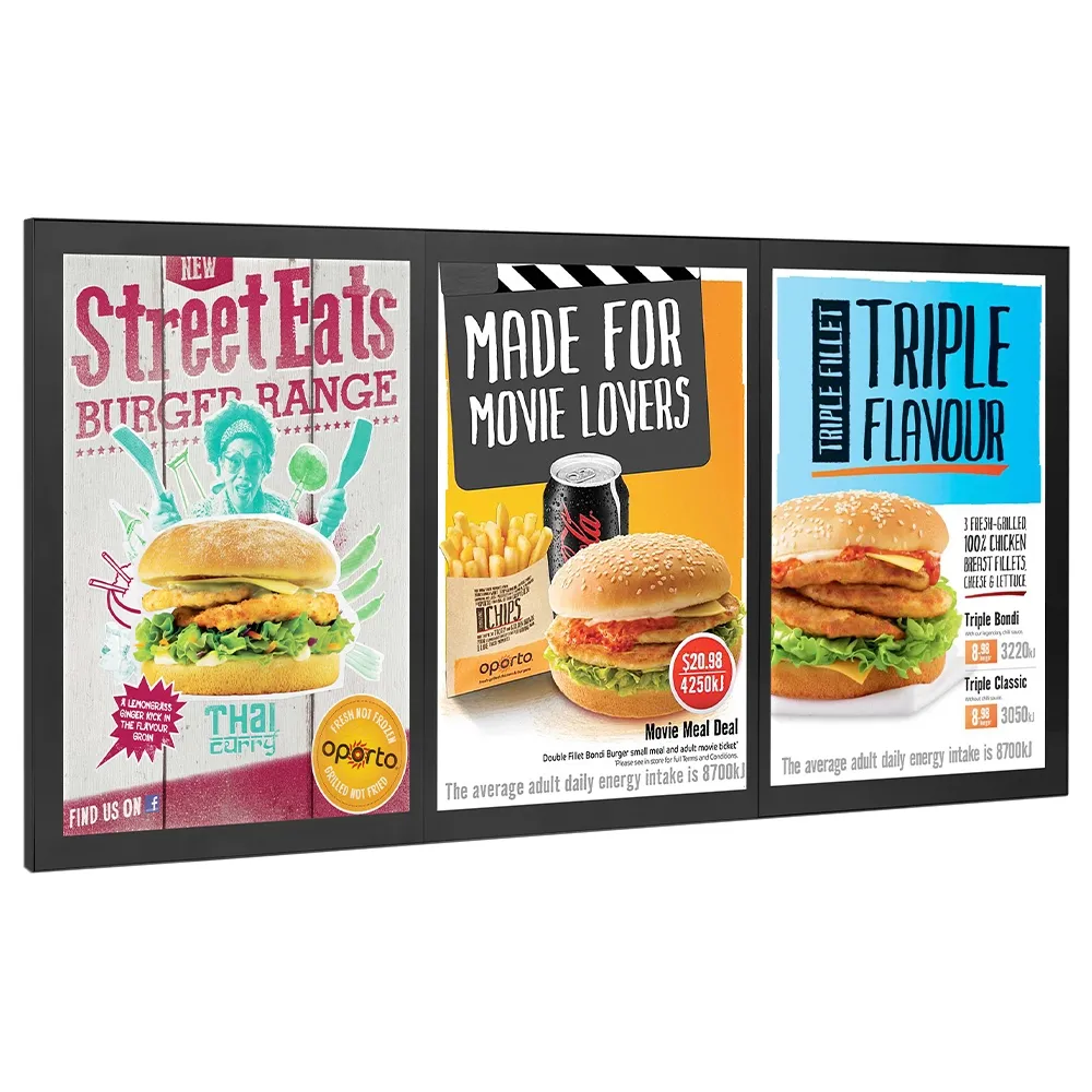 Menu Sign Boards are Bright for Easy Reading!
